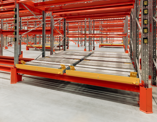 Live storage racking - EAB